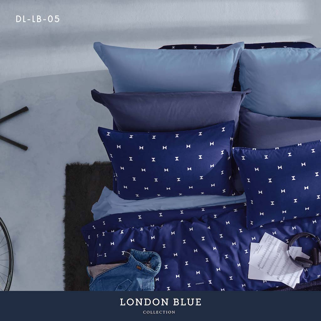 ชุดผ้าปูที่นอน Dunlopillo รุ่น LONDON BLUE : DL-LB-05 | Dunlopillo ประเทศไทย